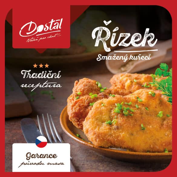 Smažený kuřecí řízek 120g (balený) – DOSTÁL